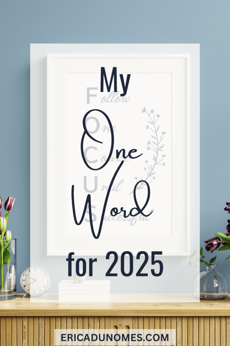 My One Word for 2025 – ERICA DUNOMES